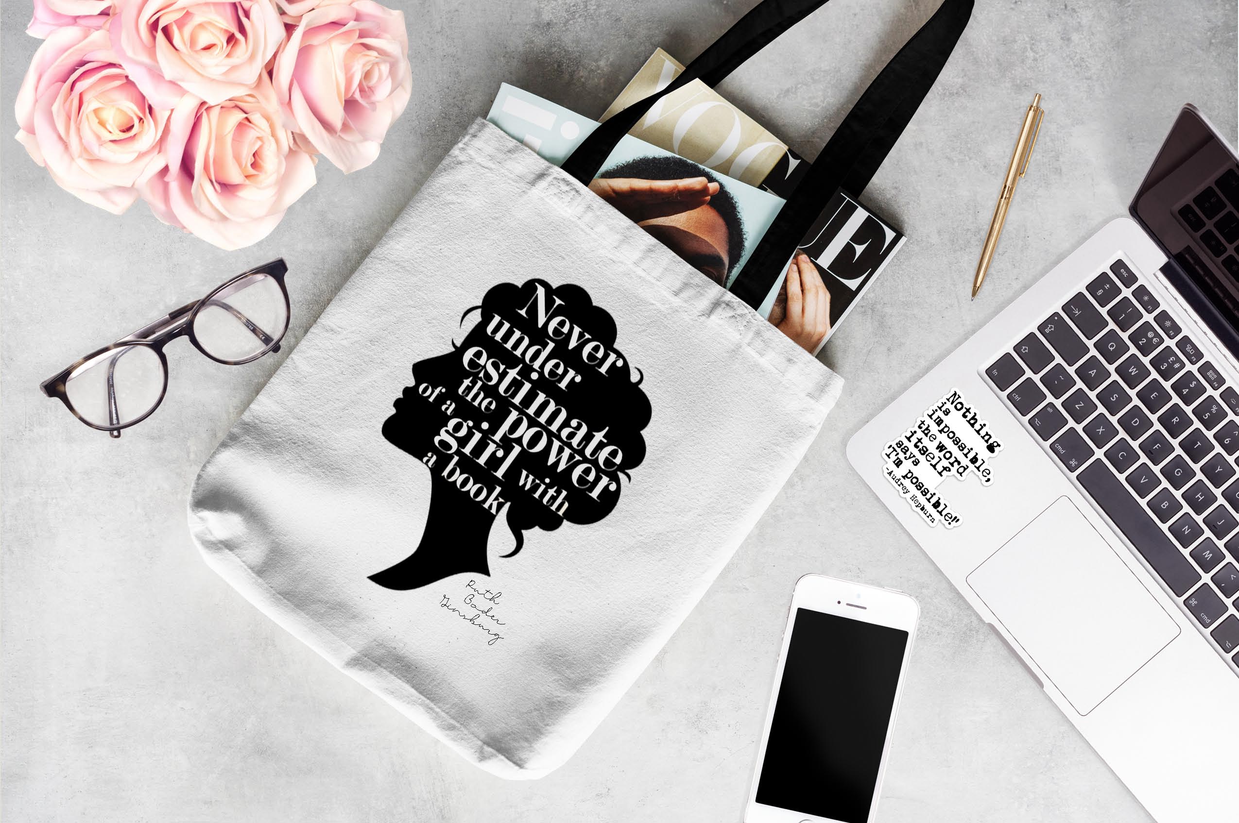 Literary Tote Bags | Book Lover Tote Bags – Fly Paper Products
