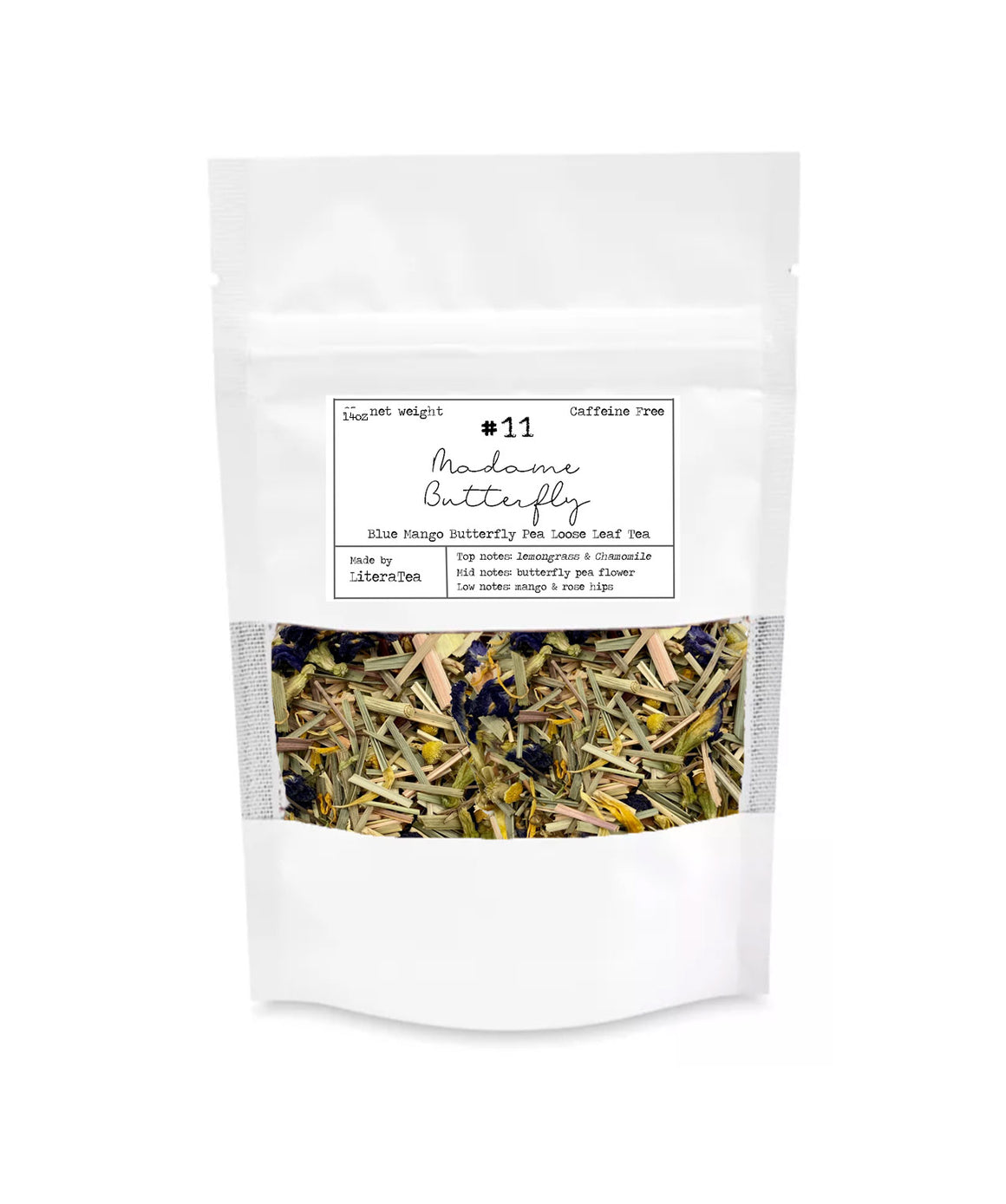 Madame Butterfly LiteraTea | Blue Mango Butterfly Pea Loose Leaf Tea ...
