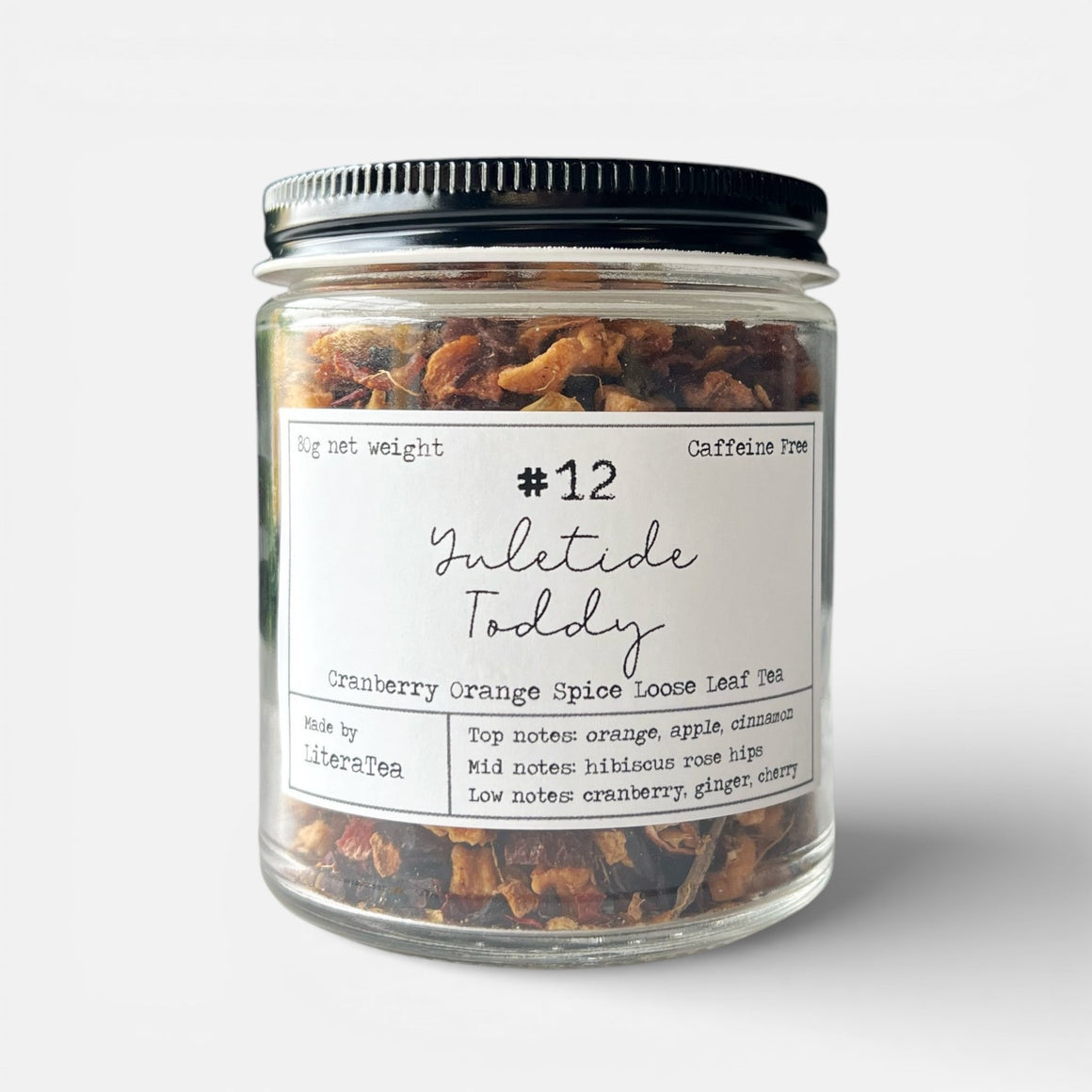 Yuletide Toddy LiteraTea l Cranberry Orange Spice Tea l Apothecary Jar ...