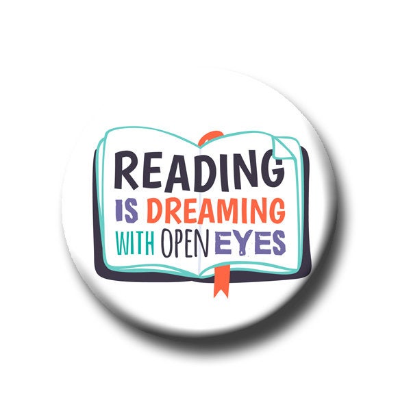 Literary Buttons | Grammar Buttons | Fly Paper Products