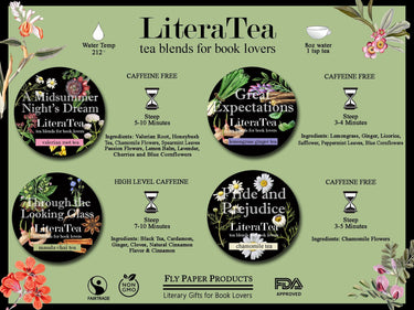 Ultimate Tea Lover Assortment Gift Box with 4 Mini Loose Leaf Tea Blen ...